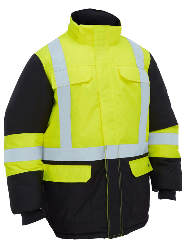 H Taped Hi Vis Freezer Hooded Jacket – Faster Workwear and Design